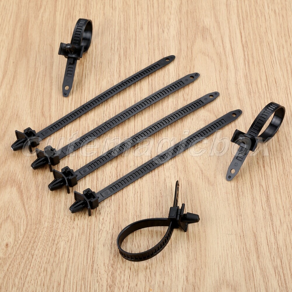 Car 30Pcs Mount Wire Tie Clips Universal Tie Wrap Cable Fastenters ...