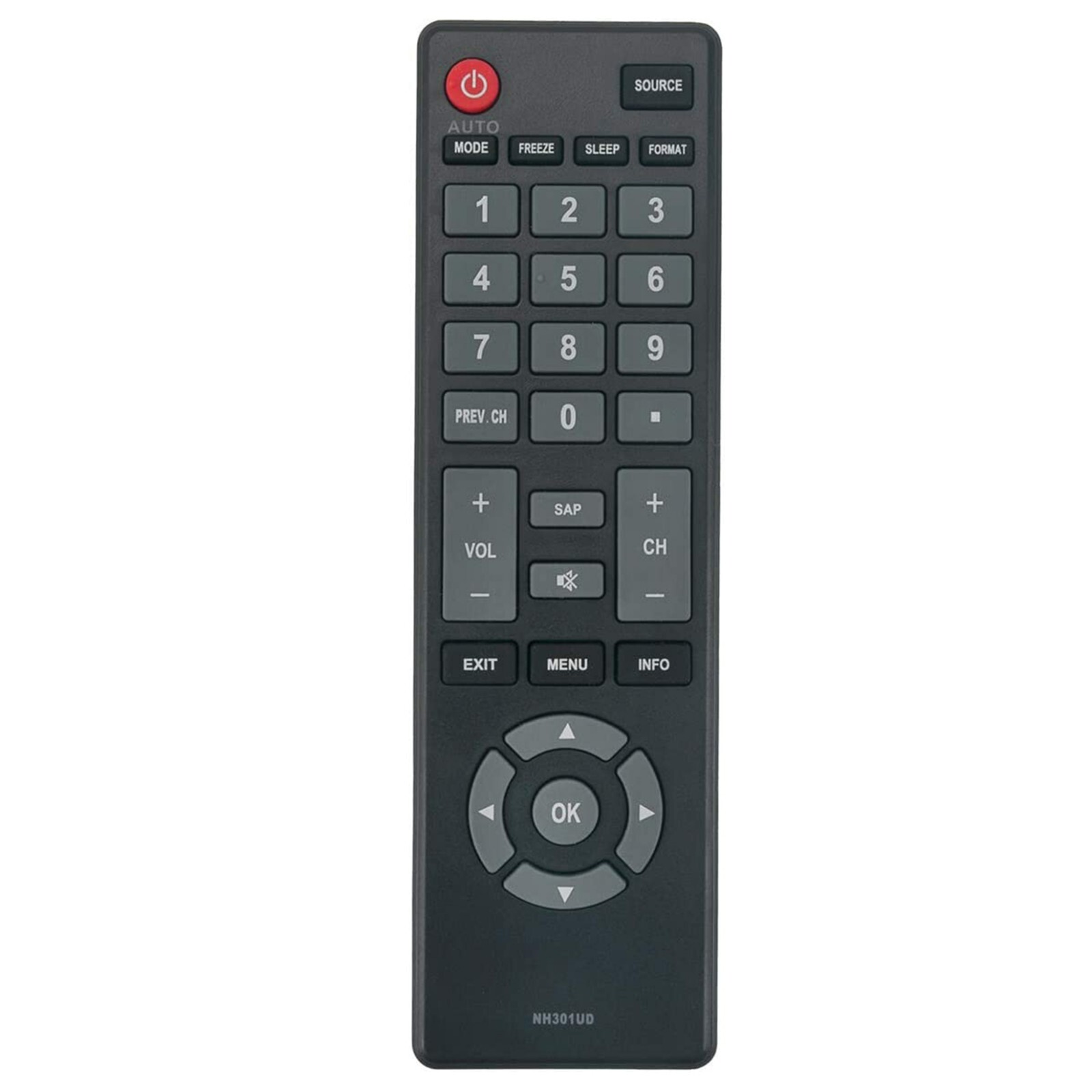 NH301UD Replace Remote Control fit for EMERSON TV LC391EM3 LE190EM3 ...