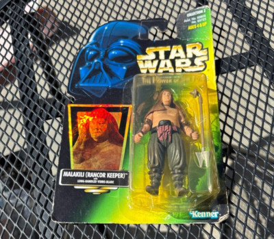 Star Wars The Power of the Force Malakili (Rancor Keeper) Action Figure ...