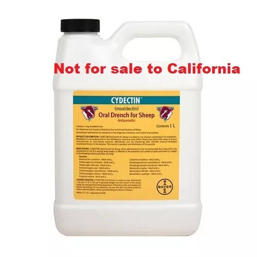 Cydectin Oral Drench Sheep 1 Liter 1mg Moxidectin Wormer Internal ...