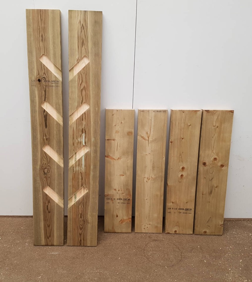 Bespoke Wooden Step Stairs Steps Decking Garden Timber Tread Outdoor 4 ...