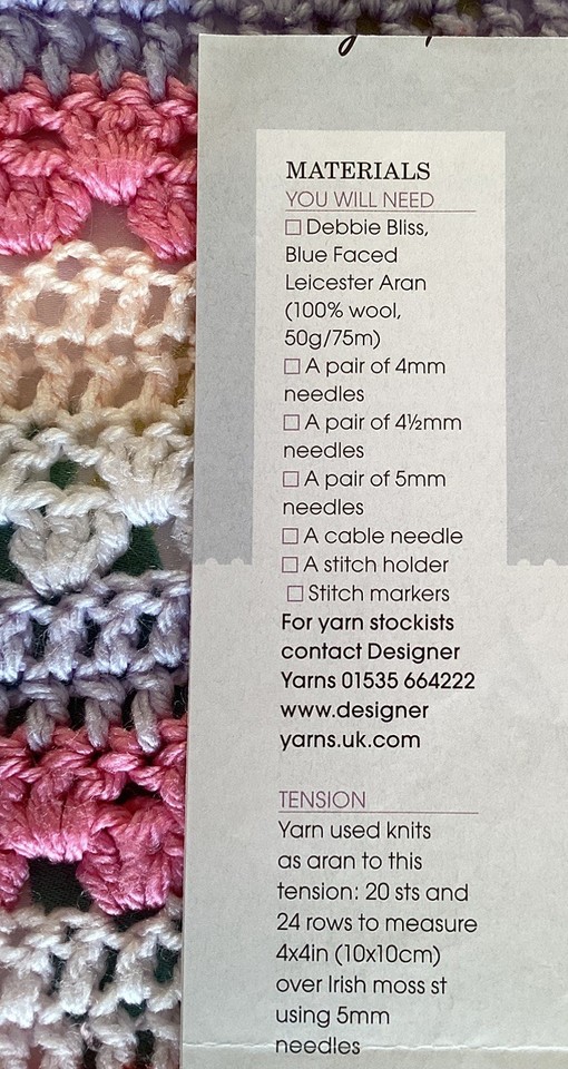 Ladies Debbie Bliss Aran Cable Sweater Knitting Pattern. Used Mag ...