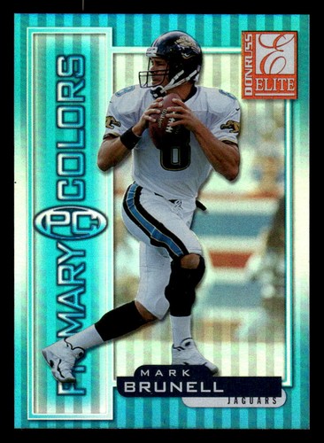 1999 Donruss Elite #13 Mark Brunell Primary Colors Blue #d /950 ...