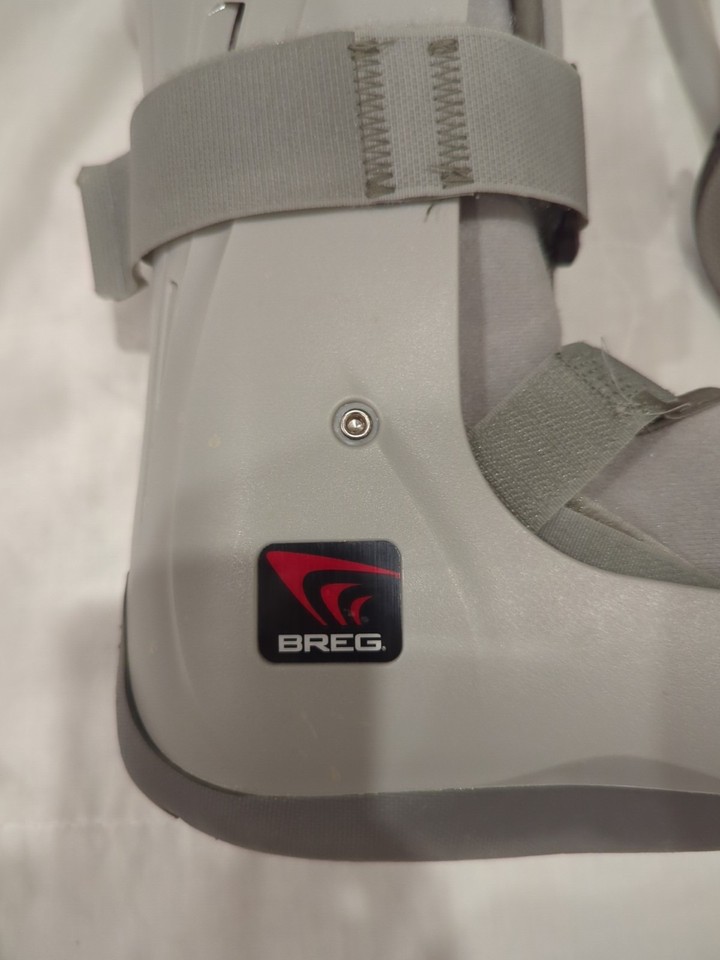 Breg Air Pump Ankle Medical Boot Walking Cast Foot Injury Brace - Size ...
