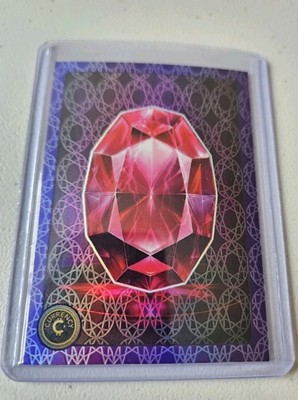 2024 Cardsmiths Currency S4 RUBY #44/49 #8 AMETHYST GEMSTONE REFRACTOR ...