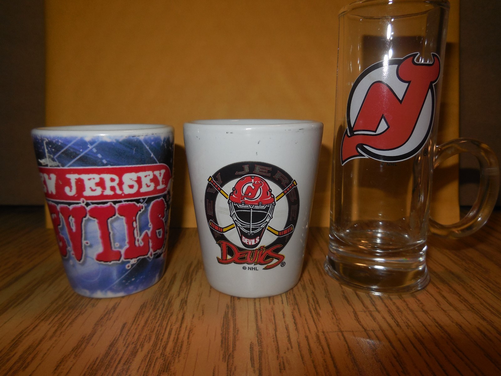 3 new jersey devils shot glasses | eBay