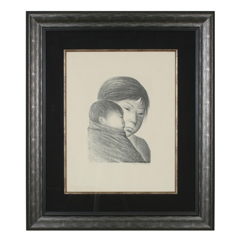 "Cabezas de Ninas" By Fanny Rabel Signed Limited Edition Lithograph 22 ...