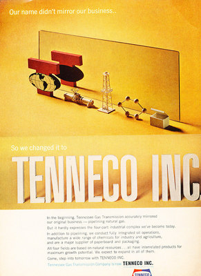 1966 Tennessee Gas Tennaco Inc. Oil - Vintage Advertisement Print Ad ...
