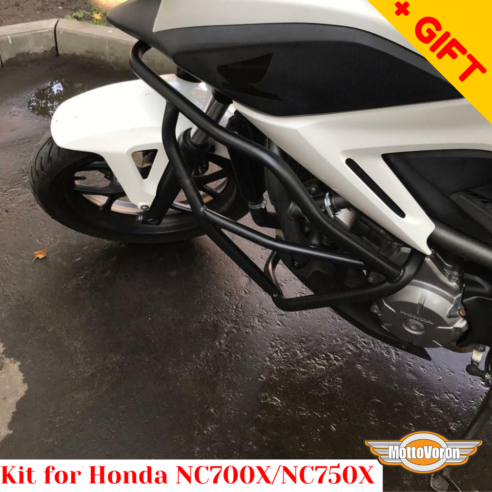 For Honda NC750X Crash bars NC700X Rack luggage system NC750XA NC700XA ...