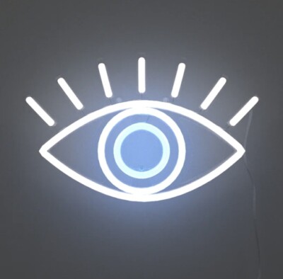 Eye Neon Sign LED Light Signs Wall Decor Neon Wall Art 14 X 24 Inches ...