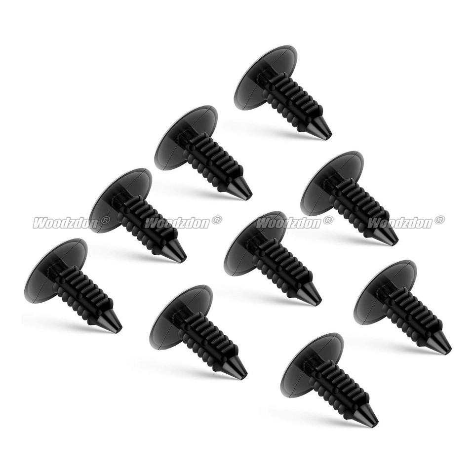 100x Plastic Clip Rivets Fastener 8mm Hole Dia for Car Auto Bumper ...