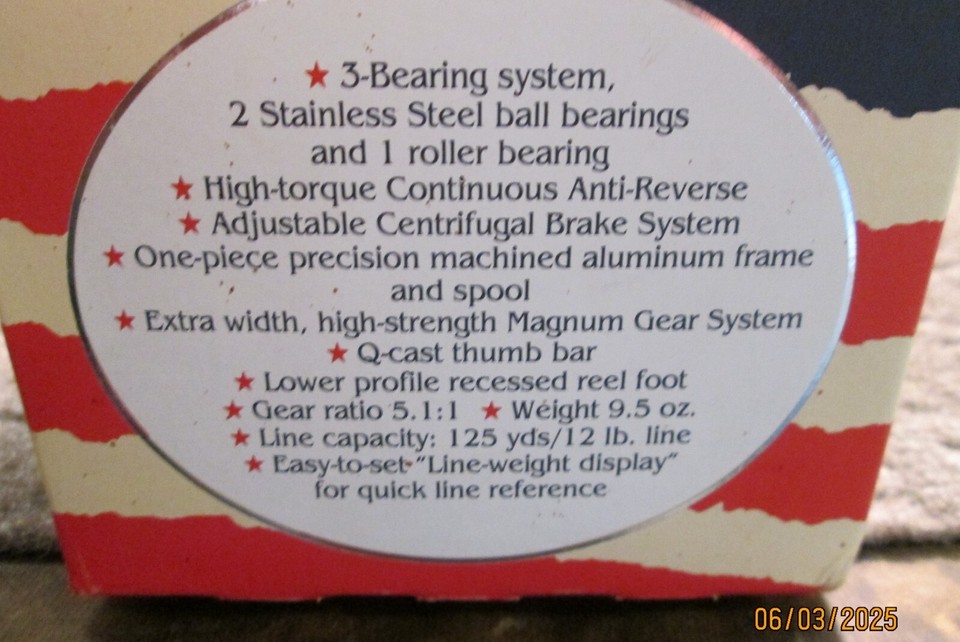 Quantum Tour Edition USA 300 Baitcast Fishing Reel w/Box Made in USA | eBay