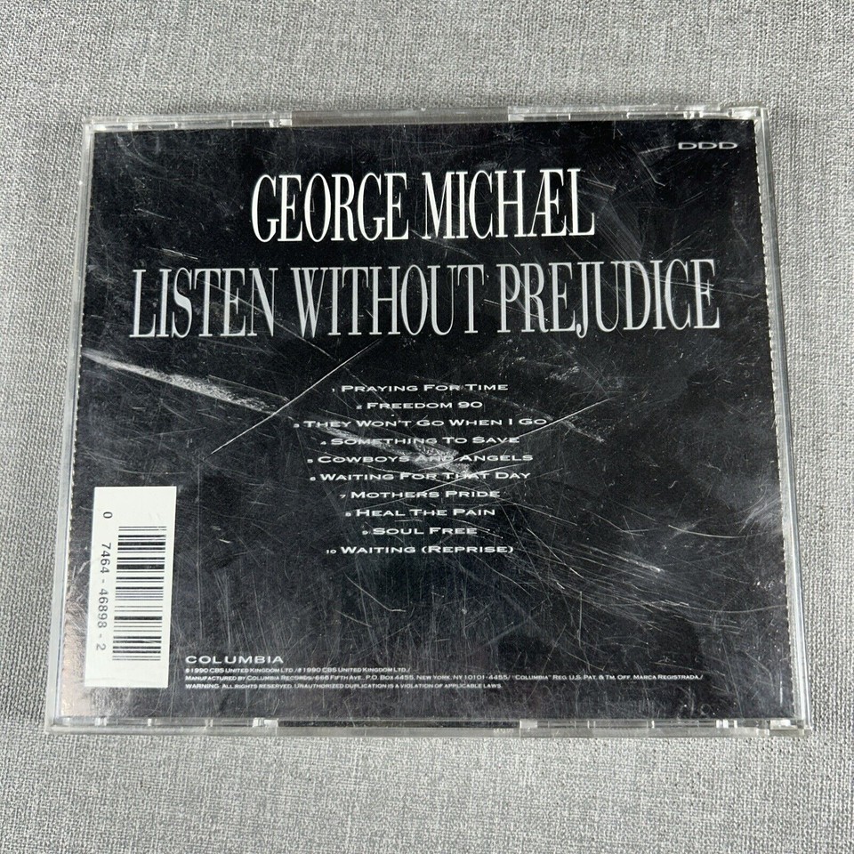 Listen Without Prejudice Vol 1 by George Michael CD 1990 Freedom 90 ...