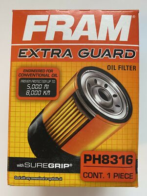 Fram PH8316 Extra Guard Oil Filter | eBay