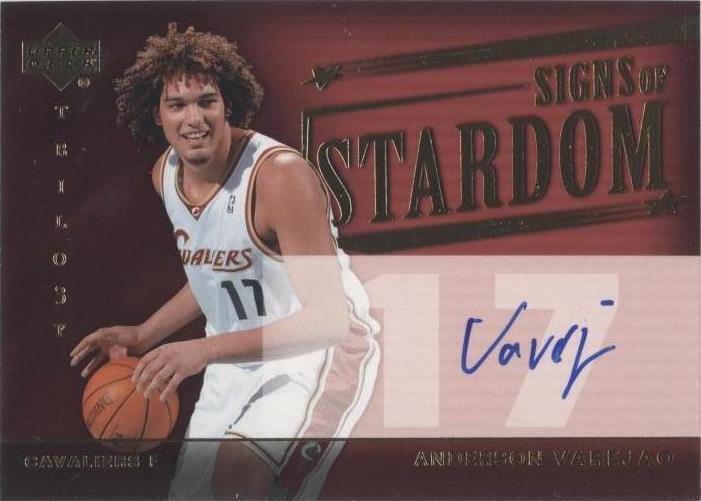 2004-05 Upper Deck Trilogy - Signs of Stardom Anderson Varejao #SI-AV ...