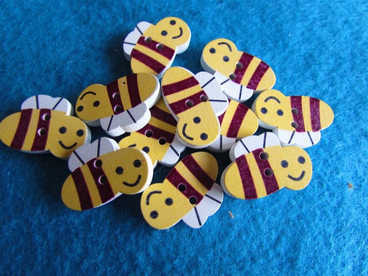 Bumble Bee Buttons