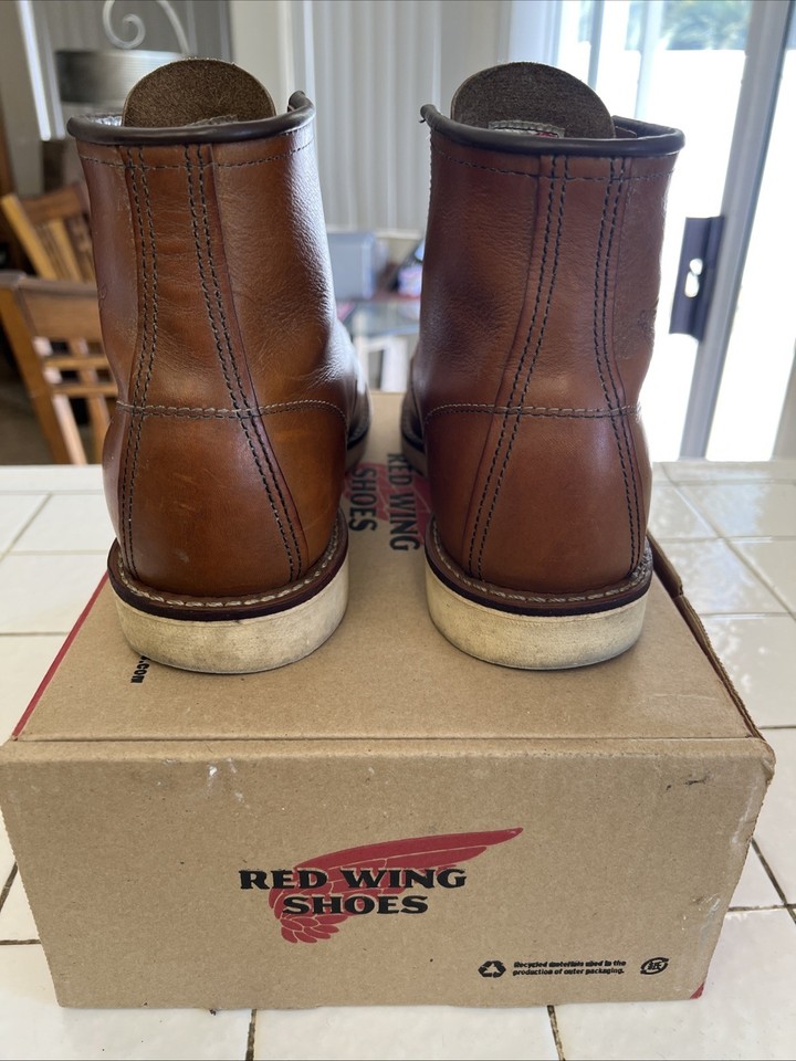 Red Wing 10875 Moc Toe Boots (USA) (Soft Toe) No Reserve | eBay