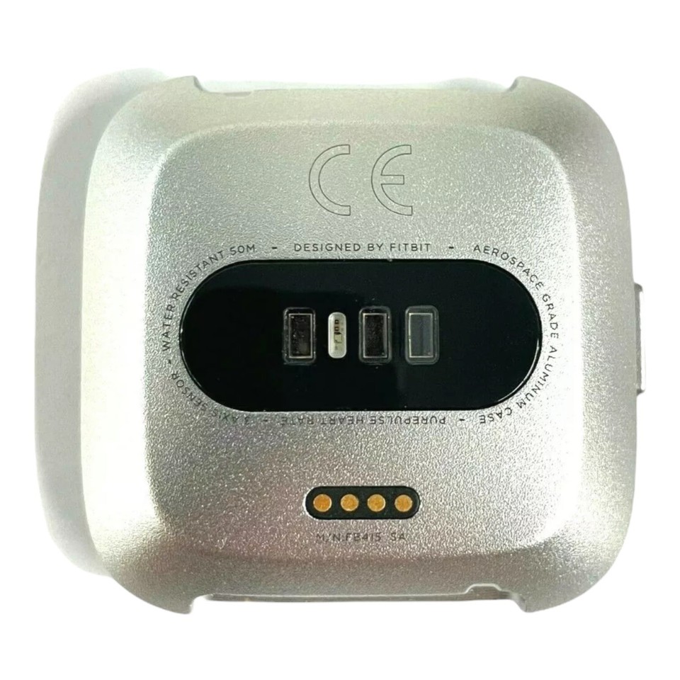Fitbit Versa Lite FB415 Smartwatch Back Cover Housing HR Sensor (Silver ...