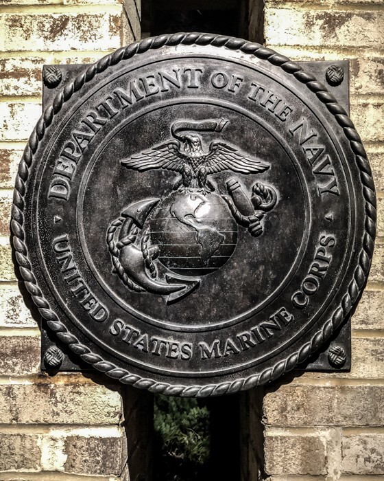 8x10 Color of US Navy Bronze Medallion Memorial Park in Mount Pleasant ...