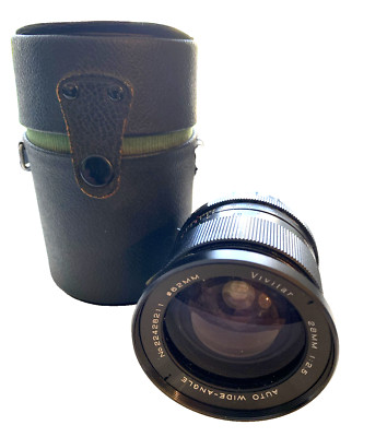 Vivitar 62mm - 28mm 1:2.5 Auto Wide Angle Lens With Case @293 | eBay