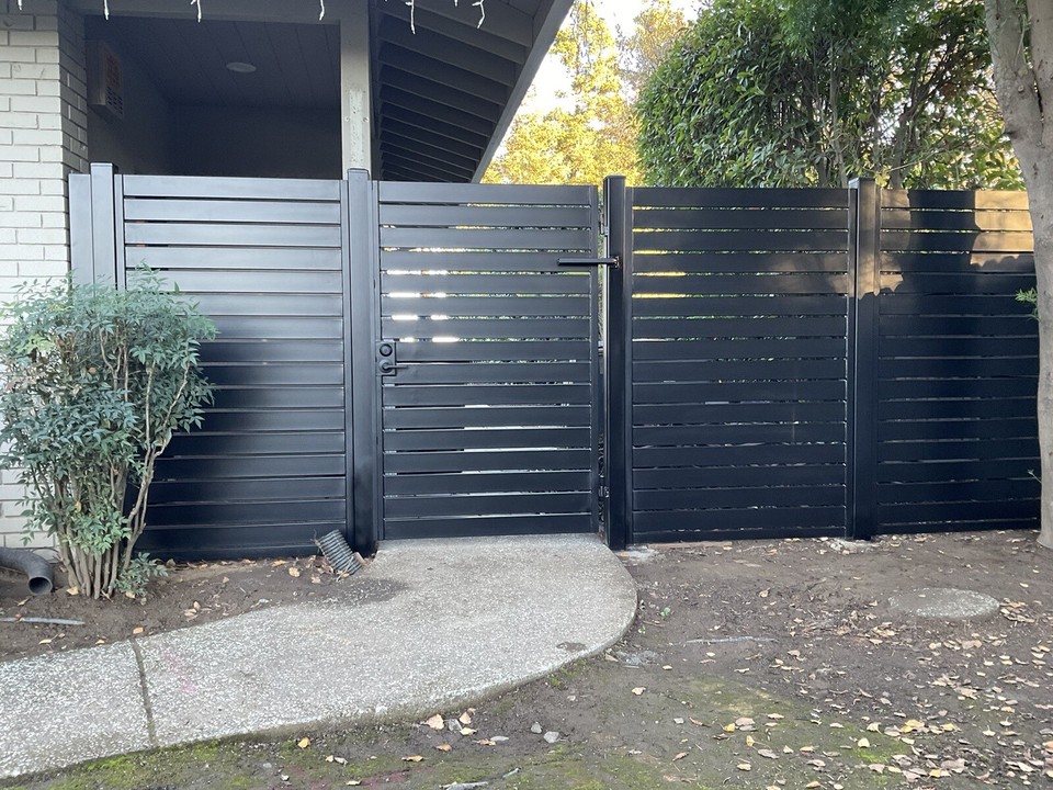 metal horizontal gate door/ side door/ patio gate/ horizontal slot gate ...