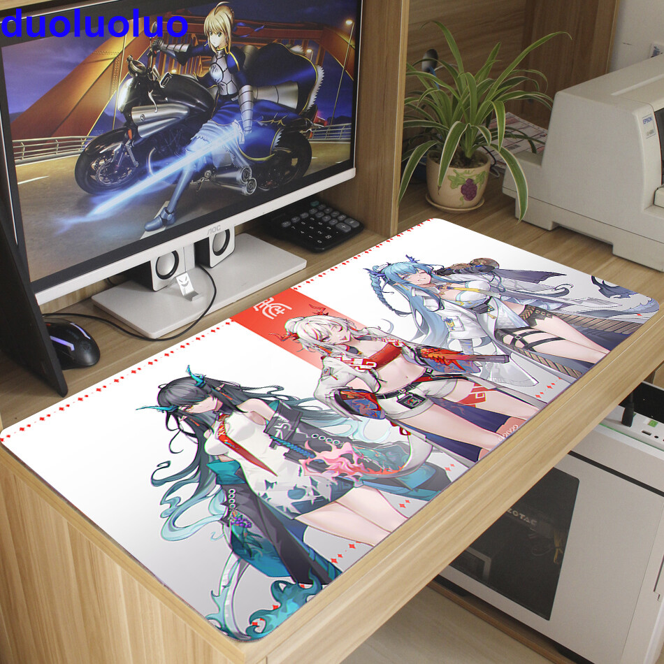 Anime Nian Dusk Ling Arknights Keyboard Laptop Mouse Pad Game Playmat ...