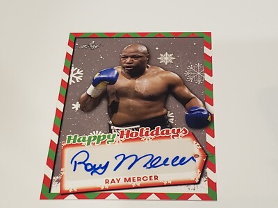 2022 Leaf Happy Holidays Ray Mercer Auto Autograph #HH-RM1 Boxing | eBay