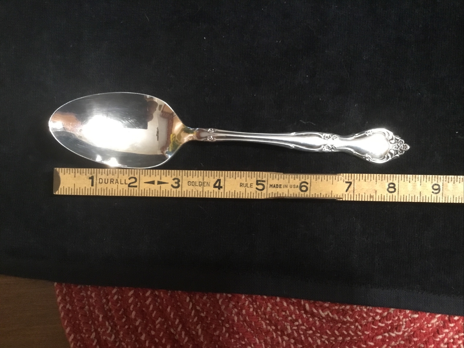 Vintage Oneida Community AFFECTION Silverplate Serving Spoon 1960 Cube ...