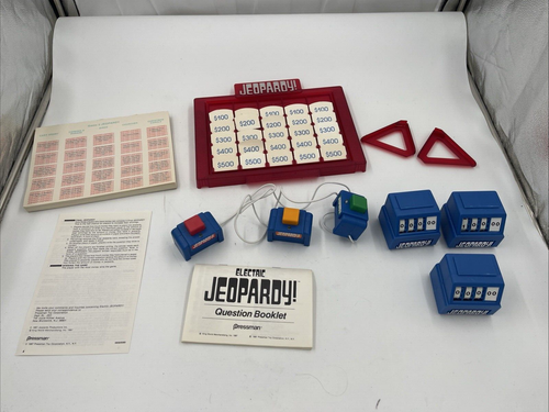 VINTAGE!! 🌟 1987 Electric Jeopardy Board Game Pressman 100% SEE ALL ...