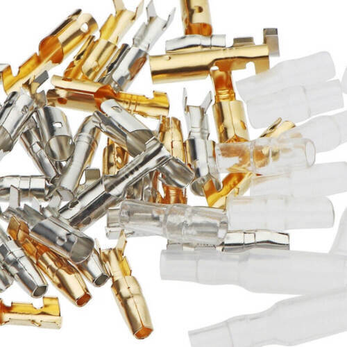 400 Motorcycle 3.9mm Brass Bullet Terminal Electrical Wire Connector ...