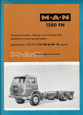 MAN 1580 FN TRUCKS BROCHURE | eBay Australia