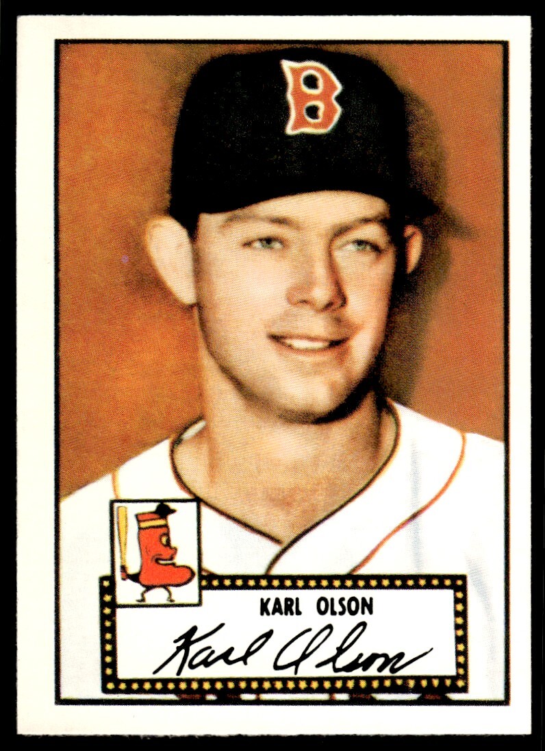 1983 Topps 1952 Reprint Series Karl Olson Boston Red Sox #72 | eBay