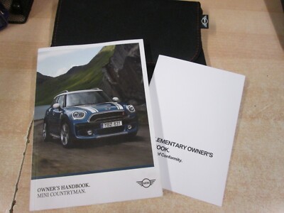 MINI COUNTRYMAN OWNERS PACK / HANDBOOK / MANUAL WITH WALLET 2018-2021 ...