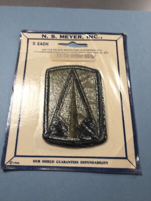 U S Army Patch - 177th Armor Brigade Subdued (Sew-on) Patch N.S. Meyer ...