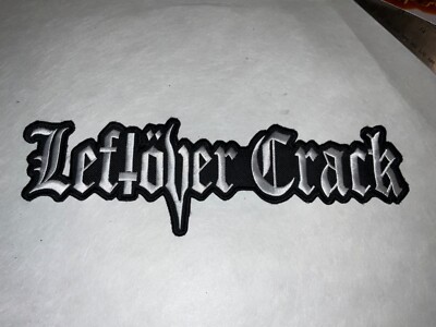 Leftover Crack Back Patch Large 16 inch Embroidered Custom Patches | eBay