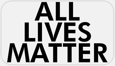 All Lives Matter - 500 Stickers Pack 2.25 x 1.25 inches - Political ...