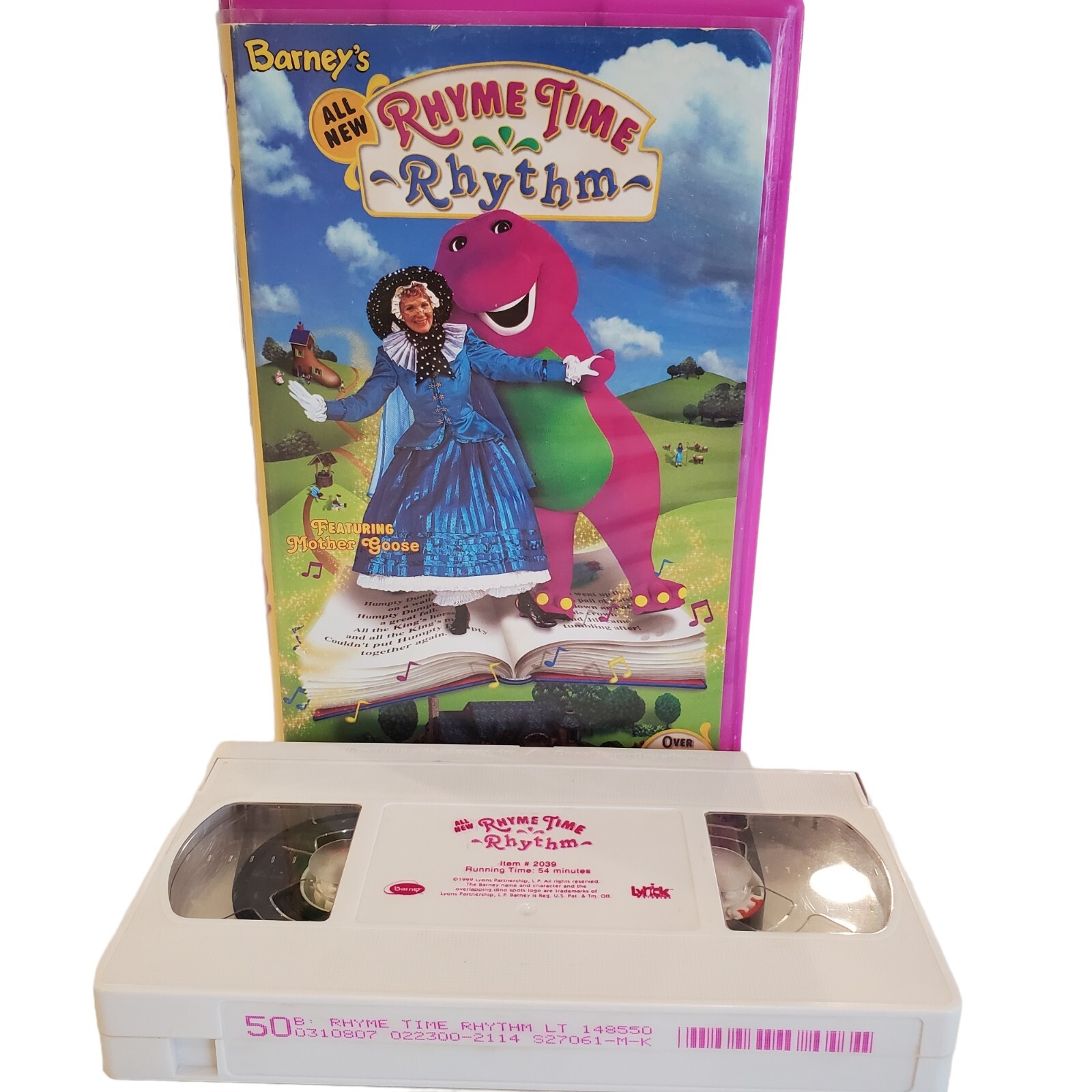 Barney’s Rhyme Time Rhythm VHS Pink | Grelly USA