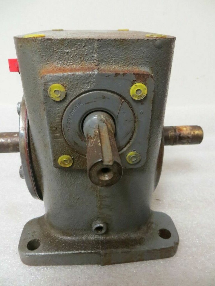 Browning Worm Gear Speed Reducer Dual Output Shafts 206U1-LR15E Ratio 1 ...