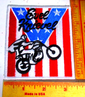 Evel Knievel patch vintage collectible old motorcycle daredevil ...