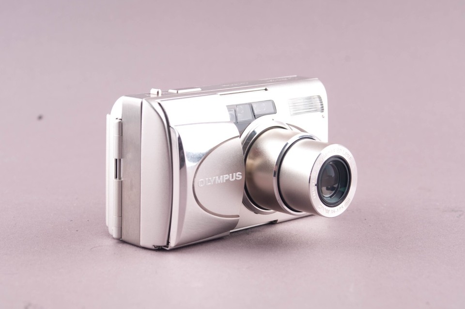 Olympus MJU V Quartz Date 35mm Point & Shoot Film Camera | eBay