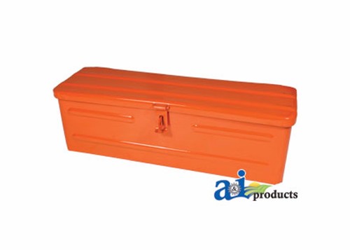 New Orange Metal Tool Box for Kioti, Kubota, Allis Chalmers, Tractor ...