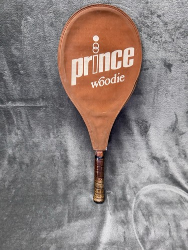 Vintage Prince Woodie Ash Maple Graphite Tennis Racquet W/Cover 4 1/2 ...