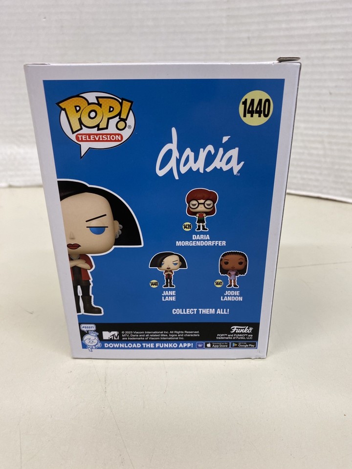 Funko Pop! #1440 JANE LANE Daria Television MTV Vinyl Figure w ...