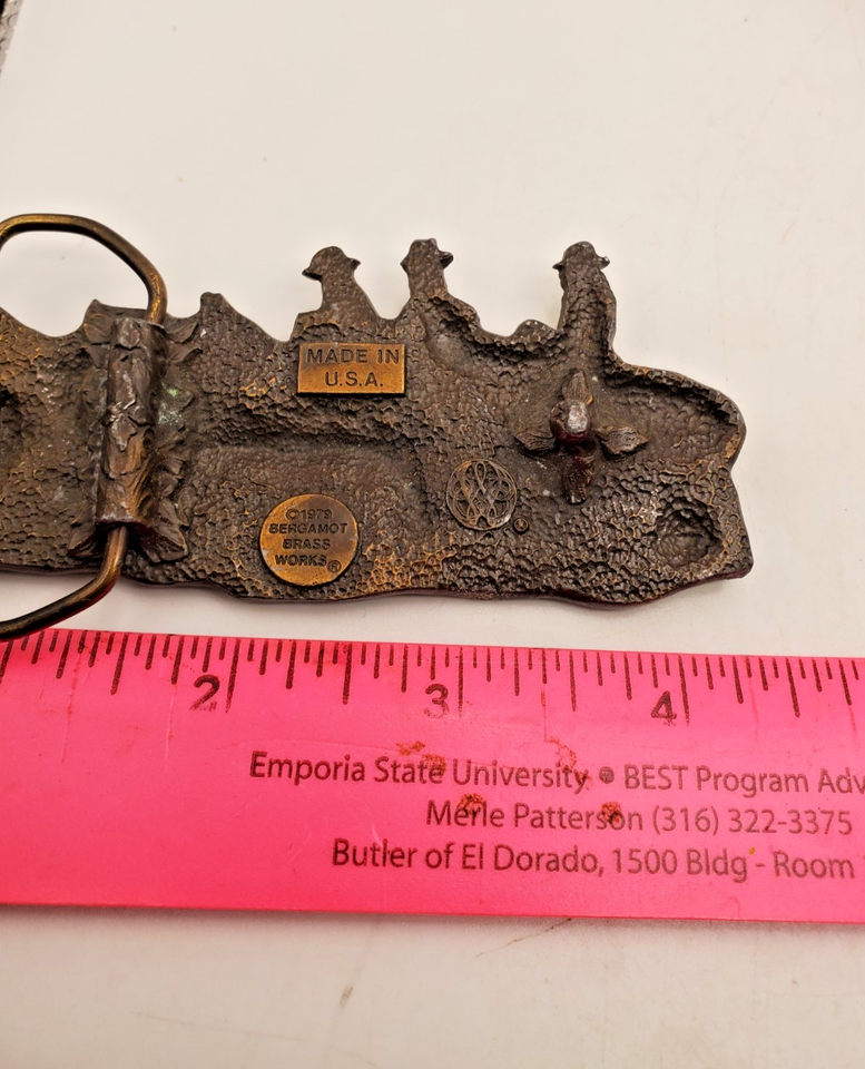 VTG The Caddle Drive - Rodeo Cowboys Ranchers Day at Work Bergamot Belt ...