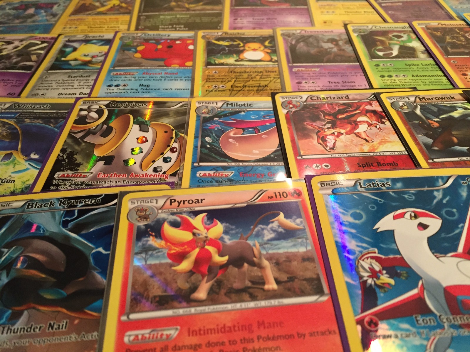 Pokemon TCG - 100 Cards Ex Or MEGA EX FULL ART Rare HOLO Guaranteed ...