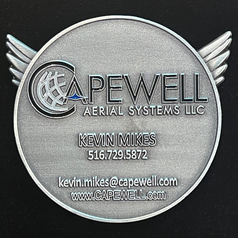 Capewell Aerial Systems LLC CAS Challenge Coin V1 | eBay
