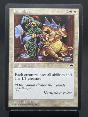 Humility MTG Magic the Gathering 1997 Tempest Enchantment LP MTG | eBay