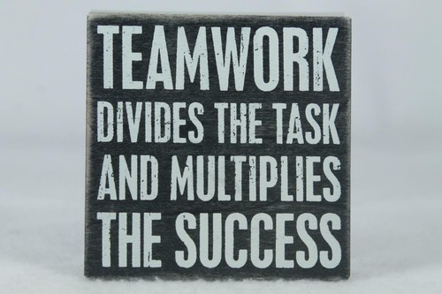 Primitives By Kathy Wooden Magnet 'Teamwork' Divides The Task ...