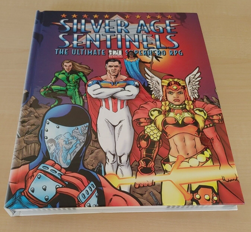 Silver Age Sentinels The ultimate superhero Hardcover RPG | eBay