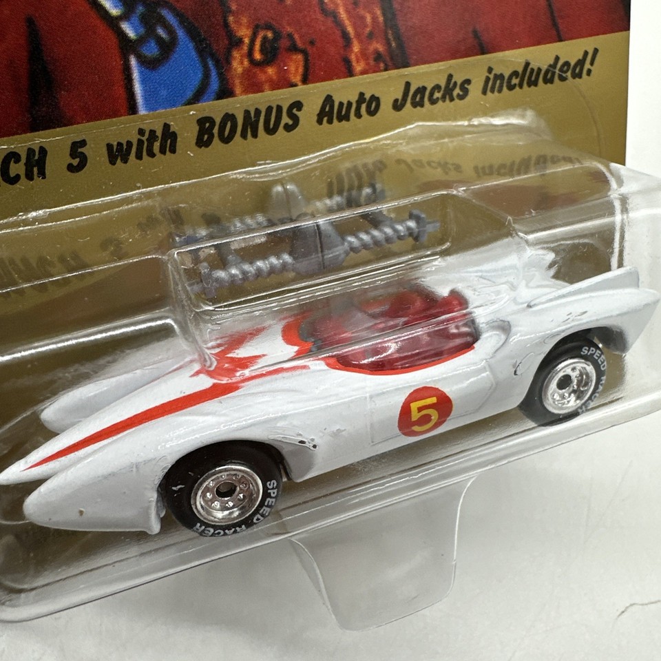 Johnny Lightning Speed Racer Playing Mantis Mach 5 Cel #27 Bonus Auto ...